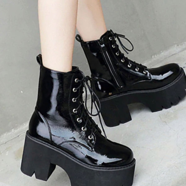 GOTH GRUNGE PLATFORM BOOTS – kokopiecoco