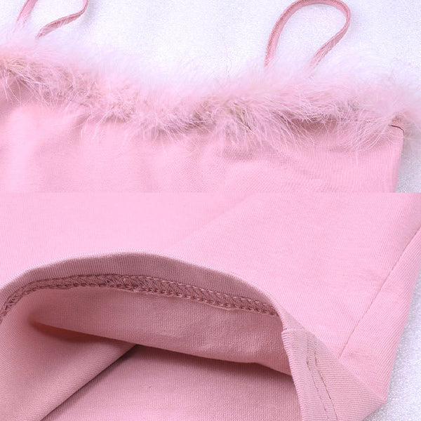 PINK BABE FURRY TOP – kokopiecoco