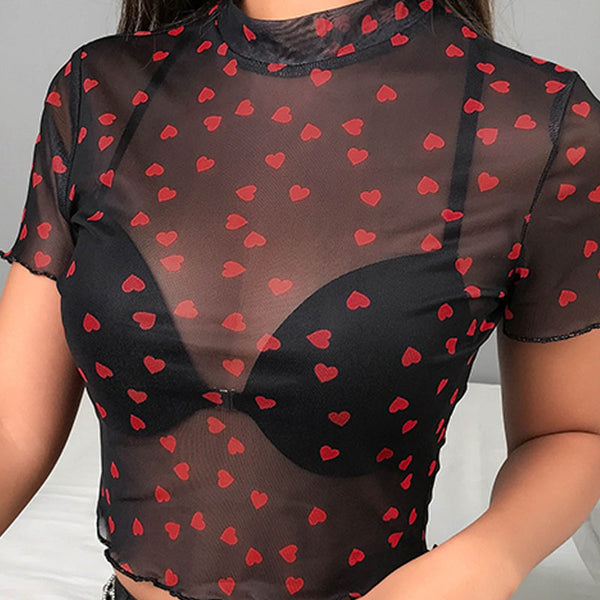 LOVE KILLS SHEER CROP TOP – kokopiecoco