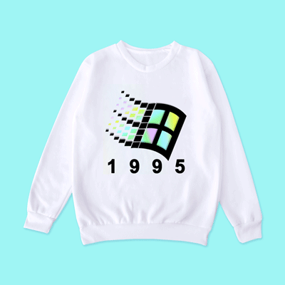 1995 Window Vapor-wave jumper – kokopiecoco